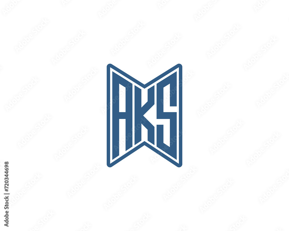 AKS logo design vector template Stock Vector | Adobe Stock
