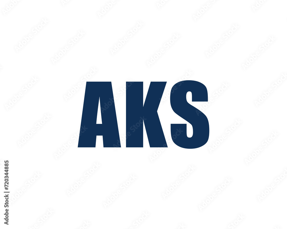 AKS logo design vector template Stock Vector | Adobe Stock
