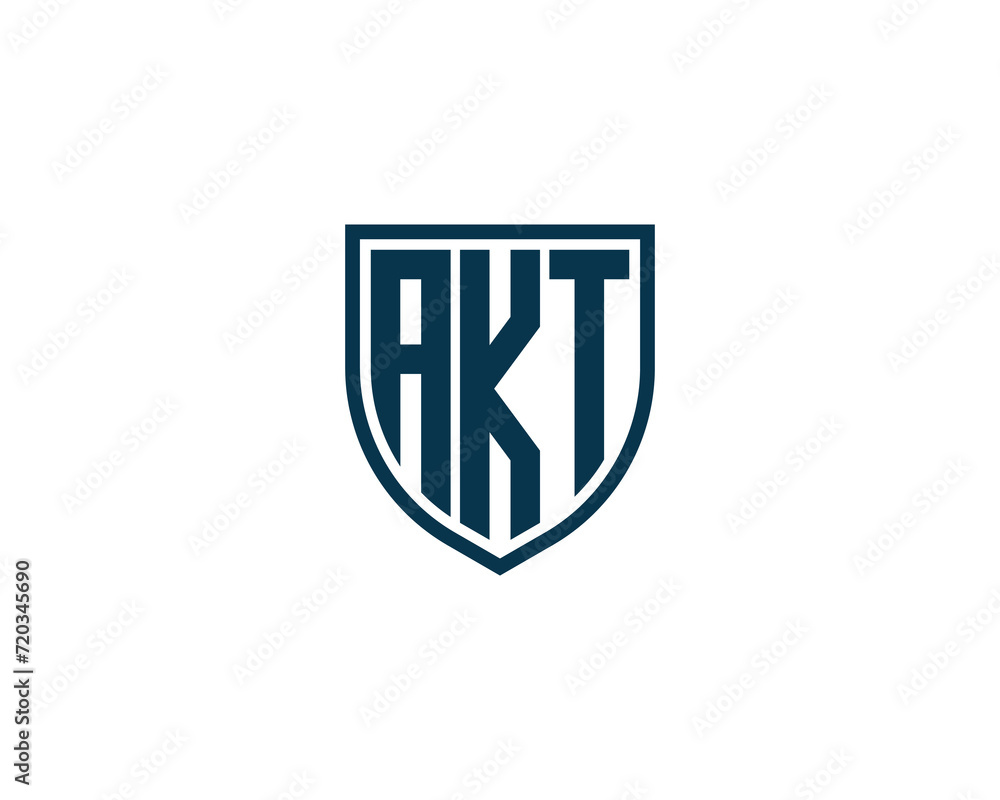 AKT logo design vector template Stock Vector | Adobe Stock