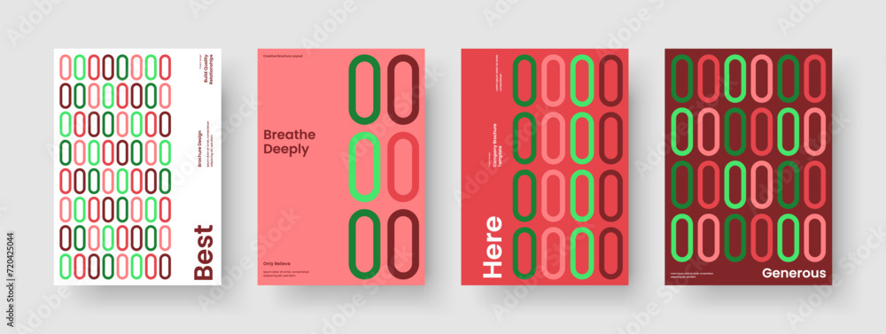 Isolated Banner Layout. Modern Brochure Design. Geometric Poster ...