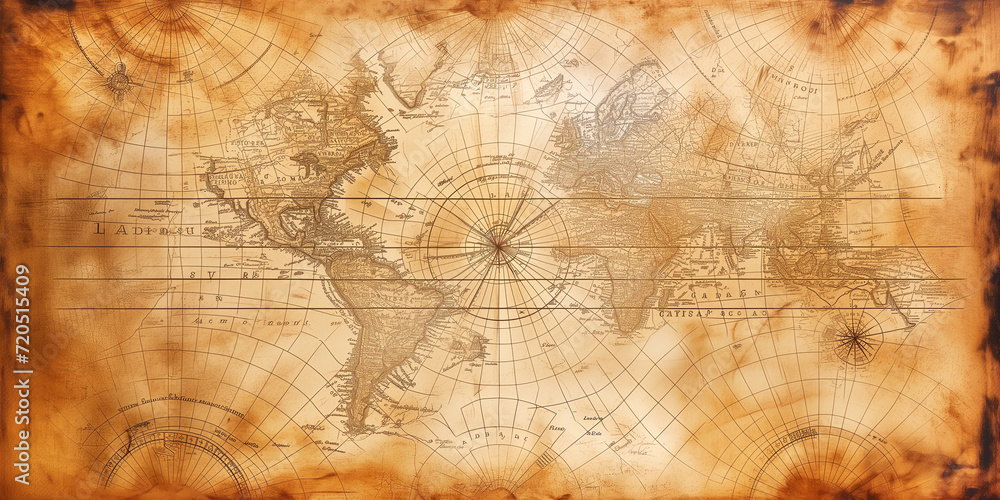 Old sea map concept background Stock Illustration | Adobe Stock