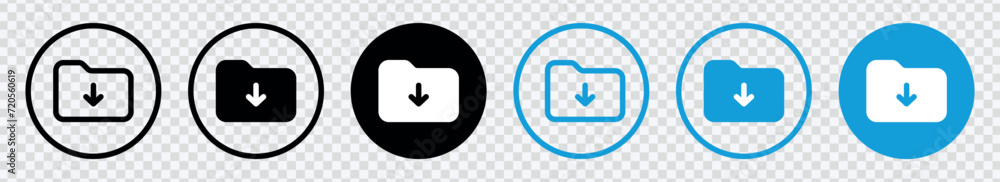 "Seamless data transfer with our Download Folder Icon – File document ...