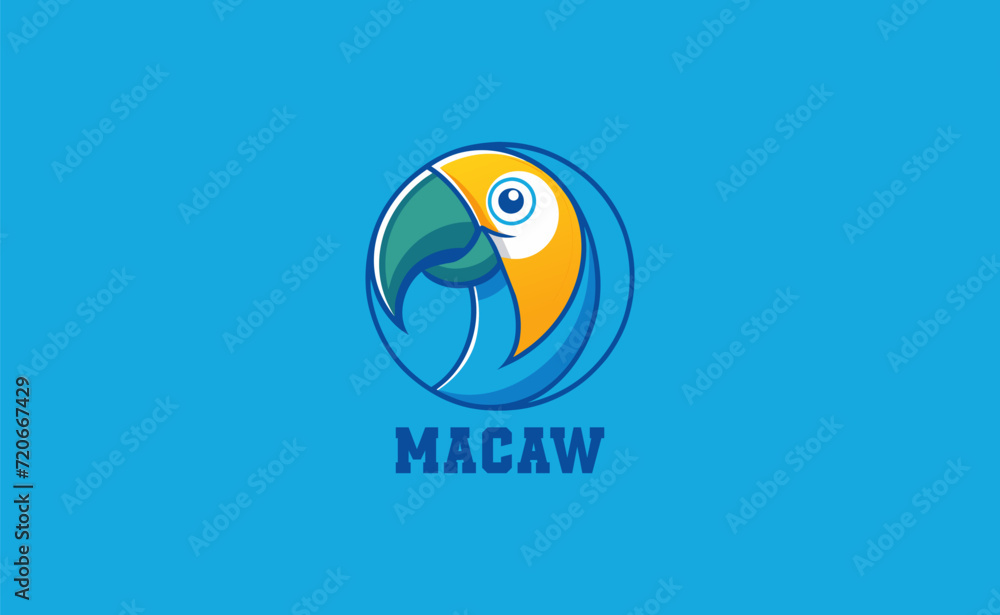 Vibrant Macaw Logo Designs: Colorful Vector Logotypes, Stunning Macaw ...