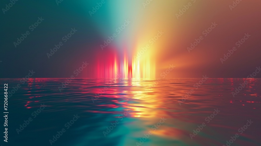 Harmonious blend of colors in an abstract empty background, captured in ...