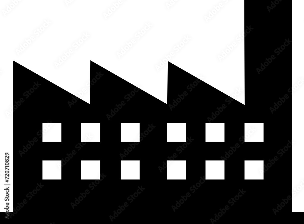 clamp manufacturing service industry factory icon black silhouette ...