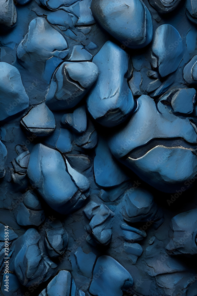 Blue pebble stone texture background. Abstract background and texture ...