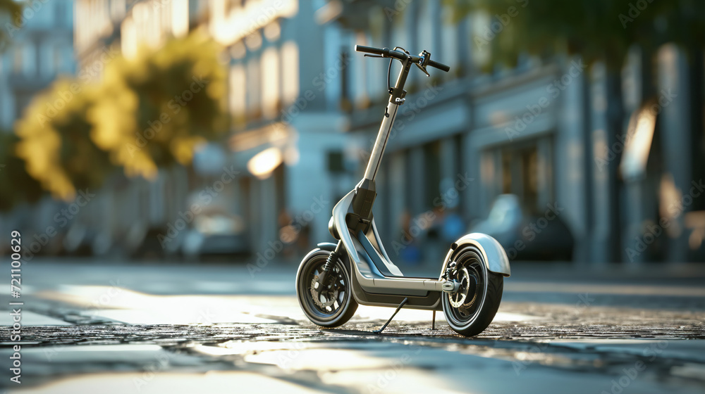 scooter, street, city, transportation, urban, road, pavement, sidewalk ...