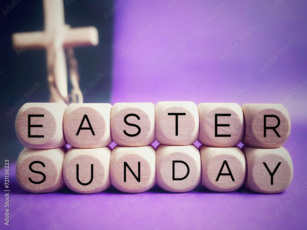 Lent, Holy Week, Good Friday, Easter Sunday Concept - Easter Sunday ...