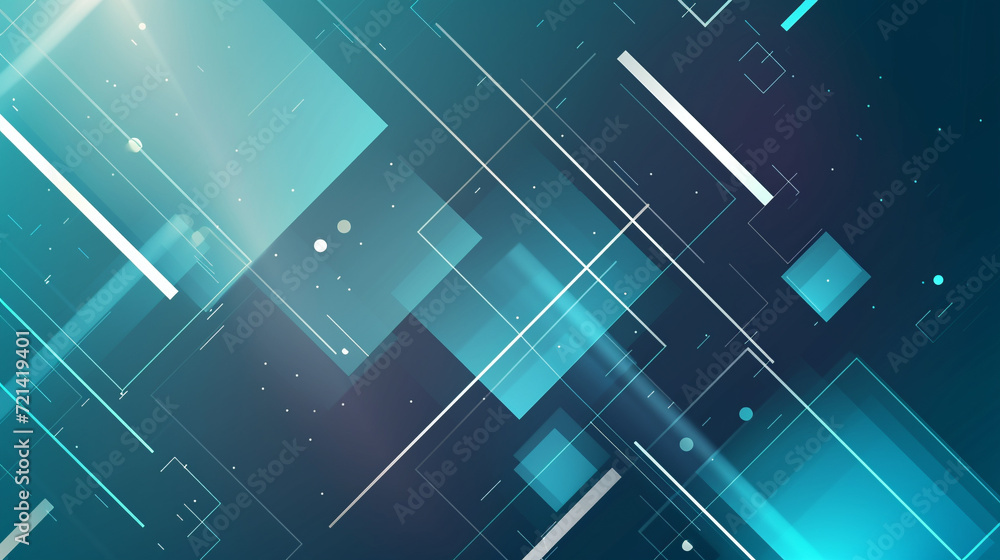 Light blue & dark blue abstract shape background vector presentation ...