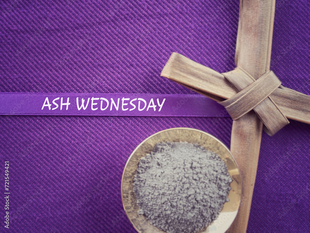 Christianity concept about Ash Wednesday, Good Friday, Lent Season and ...
