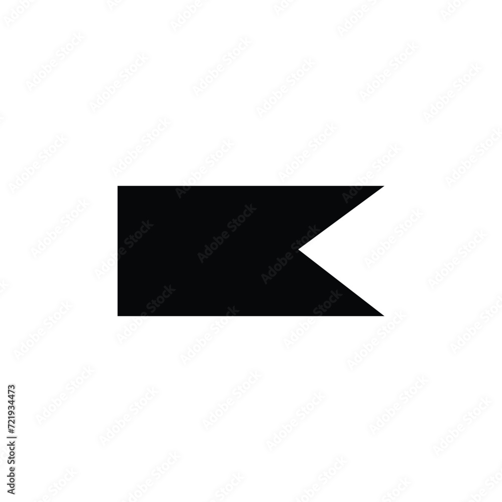 bookmark icon on white Stock Vector | Adobe Stock