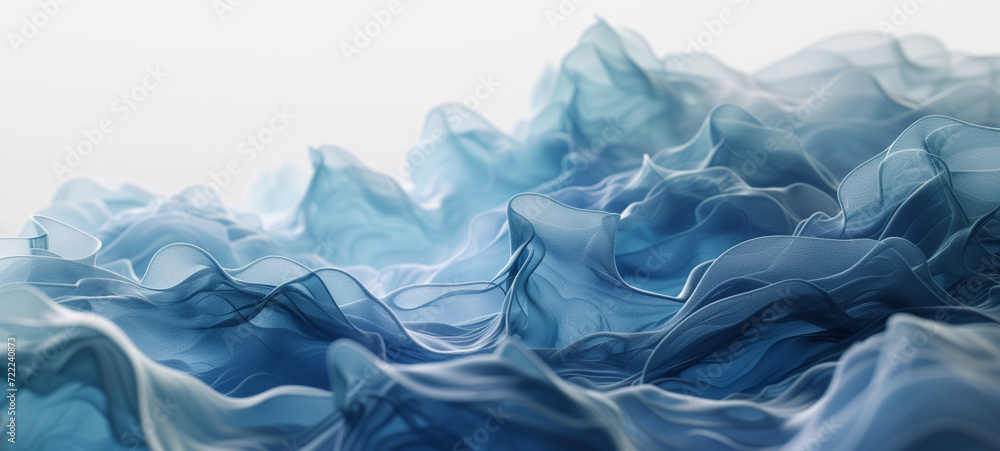 Layers of translucent shapes meld together, creating a visual metaphor ...