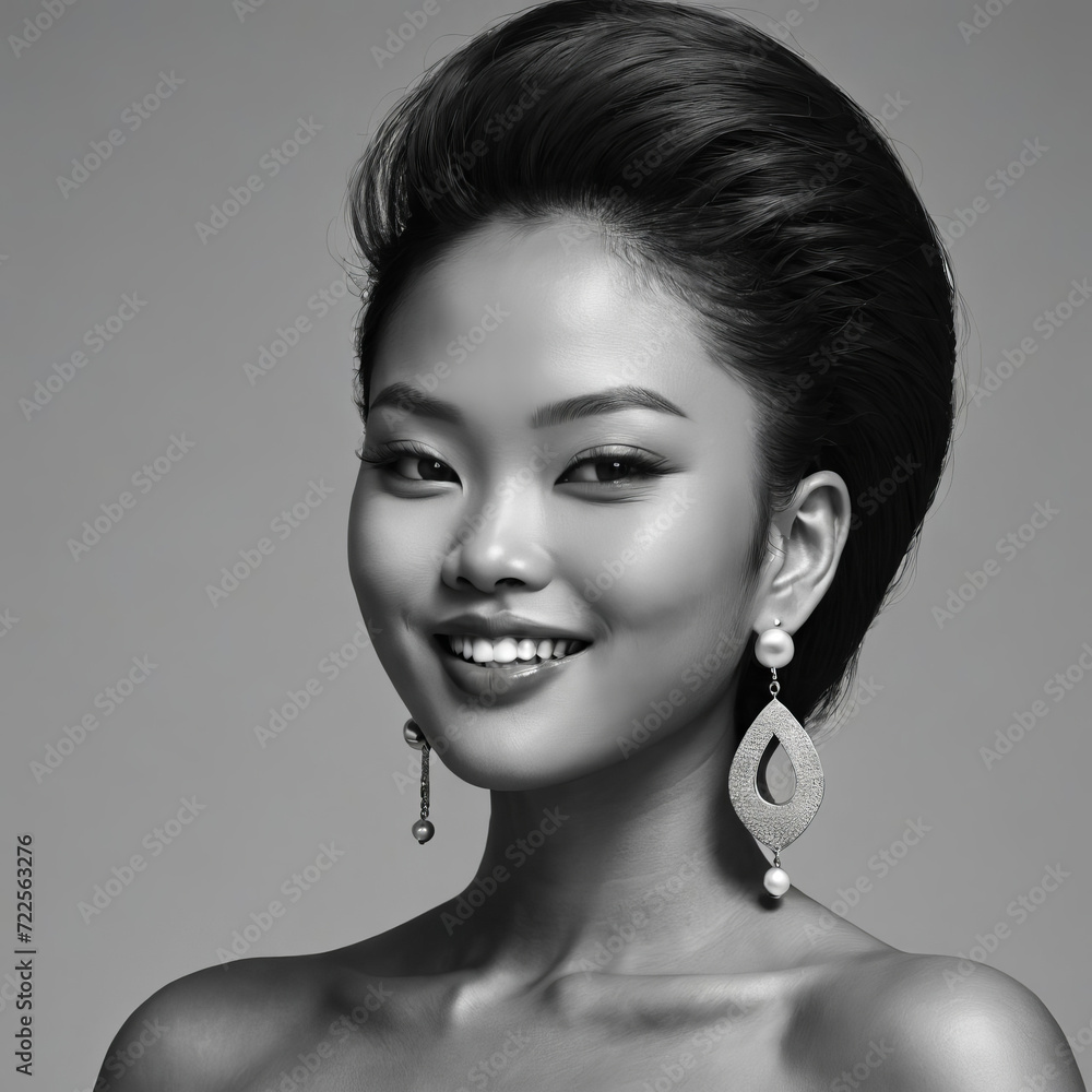 Bold and Beautiful - Portrait of a Confident and Stylish Brown-Skin ...