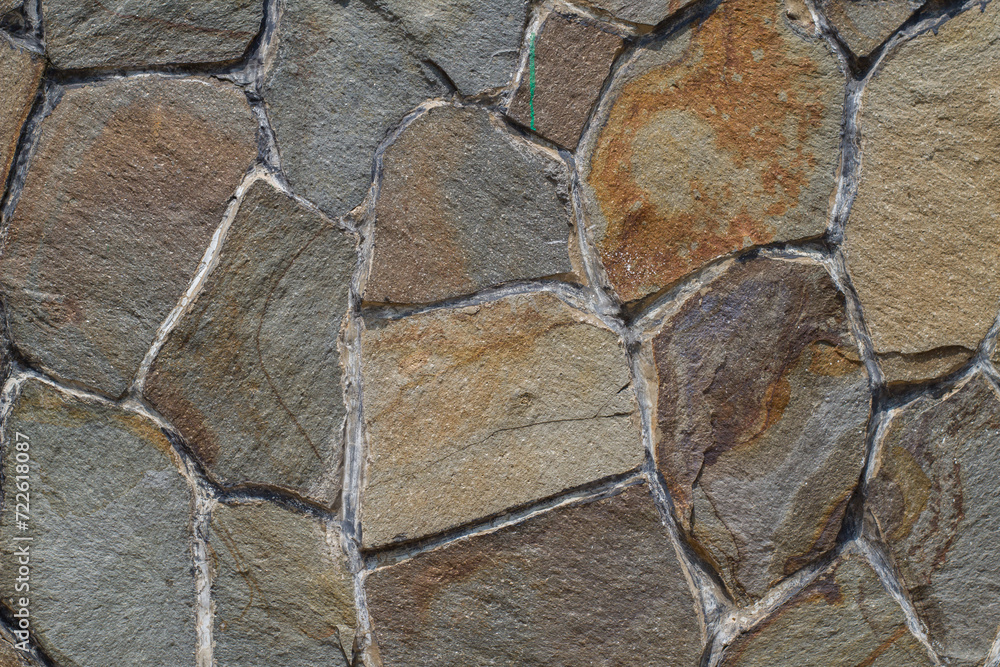 Wall cladding flagstone texture seamless background Stock Photo | Adobe ...