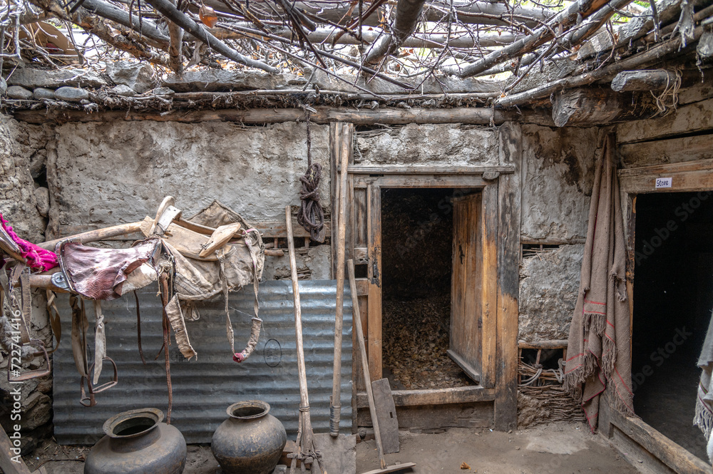 Pictures from Balti Heritage home and Museum, display the village home ...