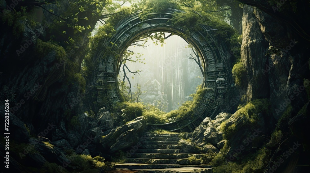 Veiled doorway to an otherworldly realm, concealed in plain view ...