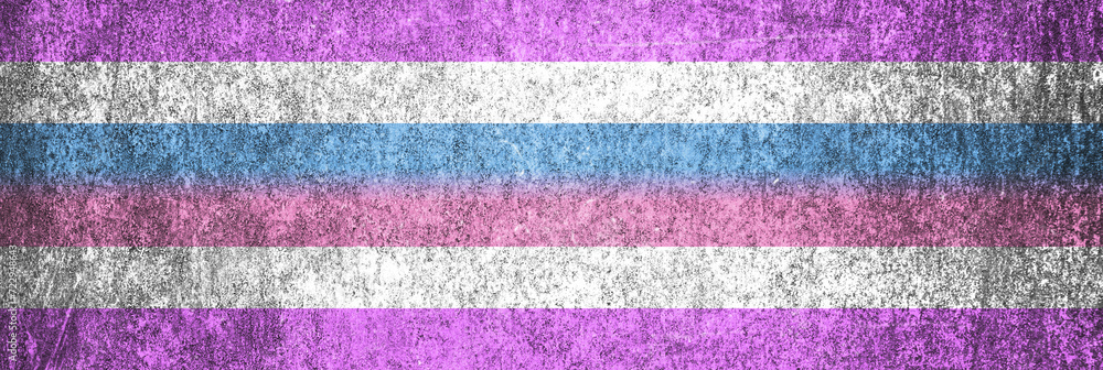 Bigender Pride Flag on metal surface. Bigender Pride Flag is one of the ...