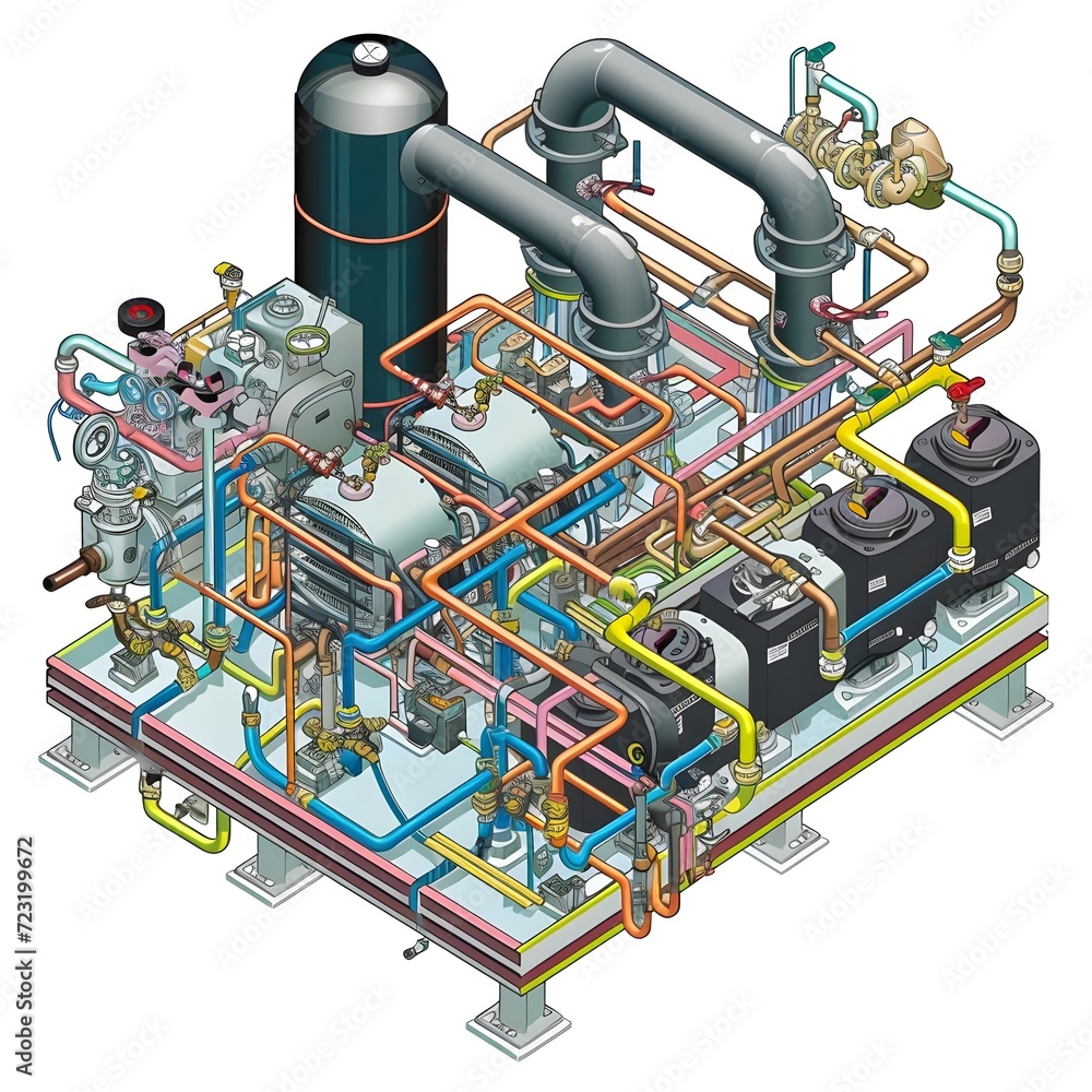 Stock-Illustration „Illustration demonstrating the complex multi-stage ...