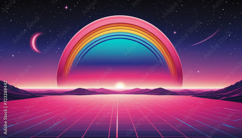 Galactic Nostalgia: Retro-Inspired Designs Featuring Vintage Aesthetics ...