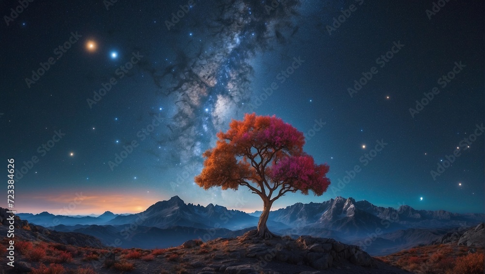Create a photo that portrays the mesmerizing beauty of a star cluster ...