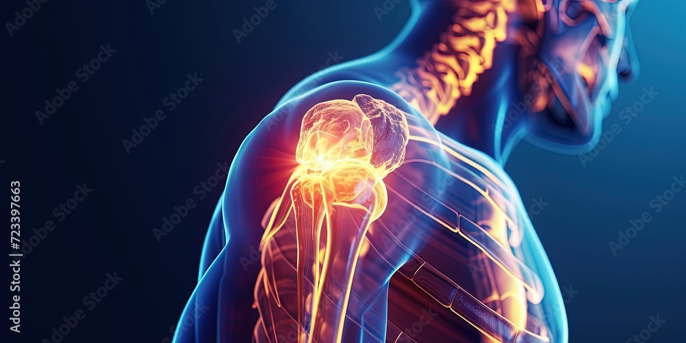 Musculoskeletal system, joints, joint pain in the back, knee, ankle ...