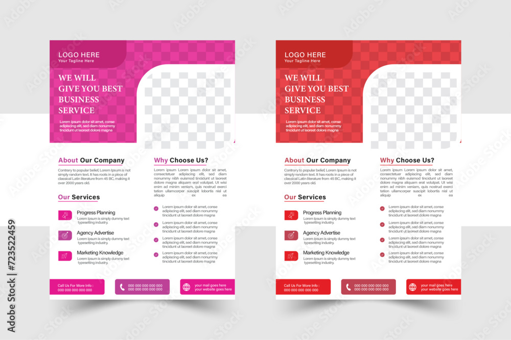 cover modern layout, poster, flyer in A4.poster flyer pamphlet brochure ...