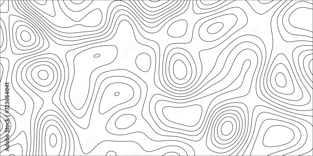Contour map background. Geography scheme and terrain. Topography grid ...