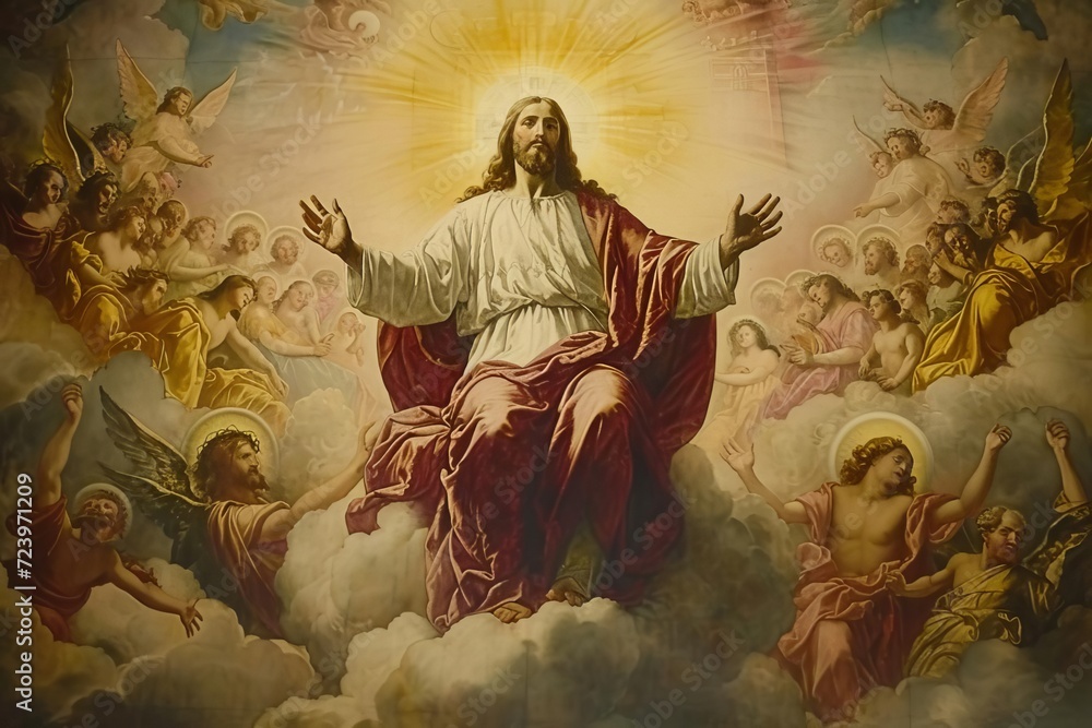 Enigmatic depiction of jesus as the judge at the final judgment A ...