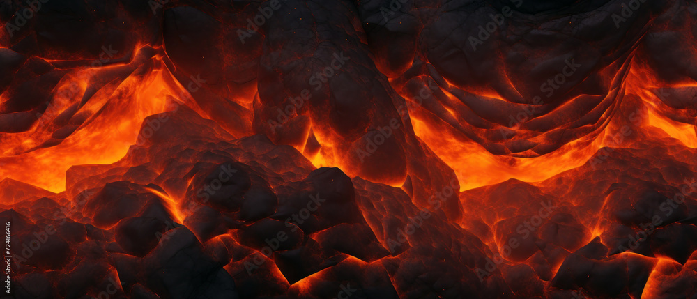 Lava texture fire background rock volcano magma molten hell hot flow ...