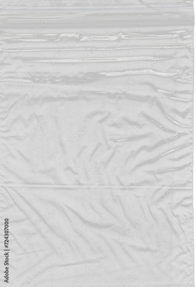 Zip lock mockup for overlay effect. PNG texture, polyethylene plastic ...