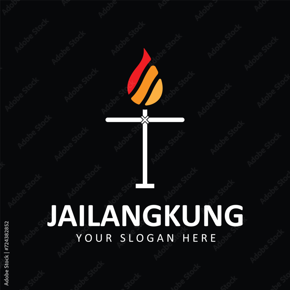 Jailangkung logo vector icon illustration design. A ghostly calling ...