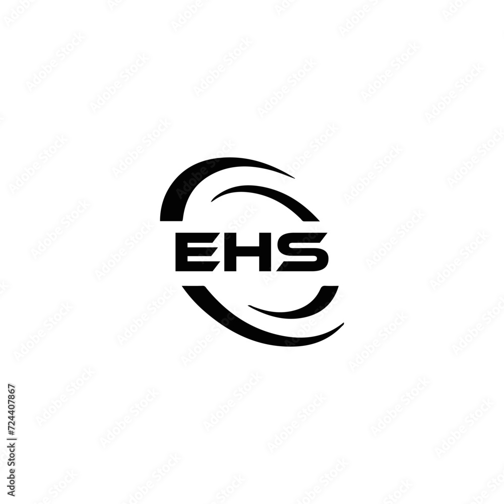 Vector de Stock EHS logo. E H S design. WhitE H SHS letter. EHS, E H S ...