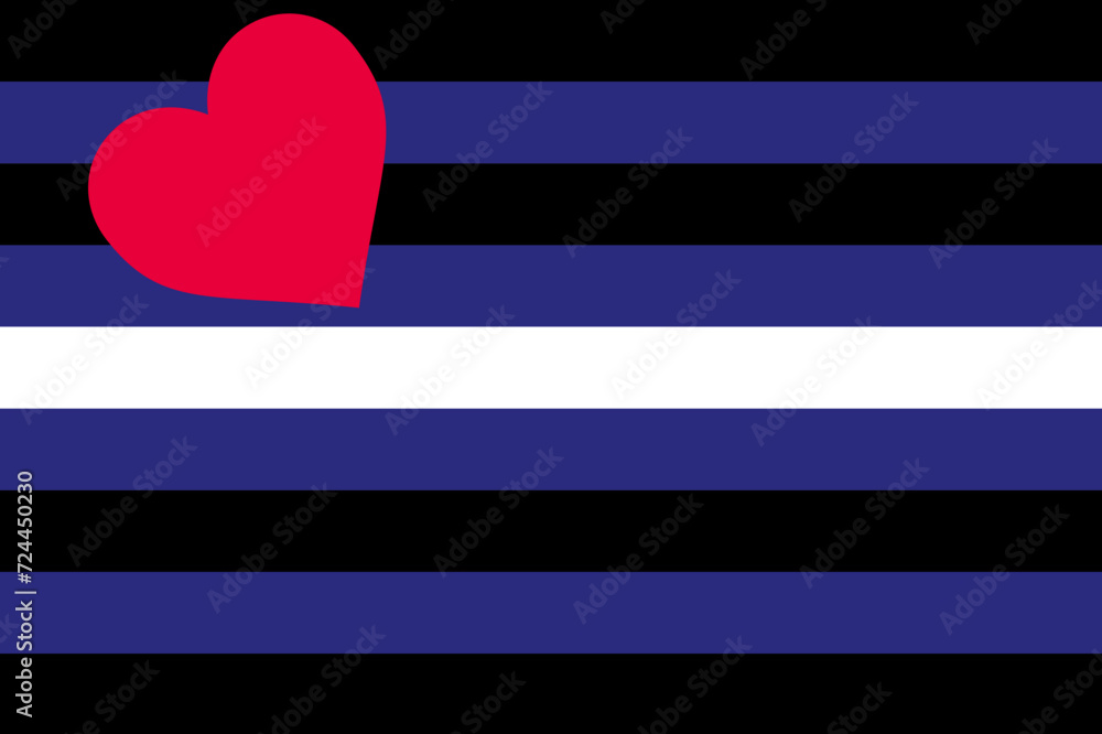Leather Pride Flag Flag Leather Latex And Bdsm Nine Equally Sized