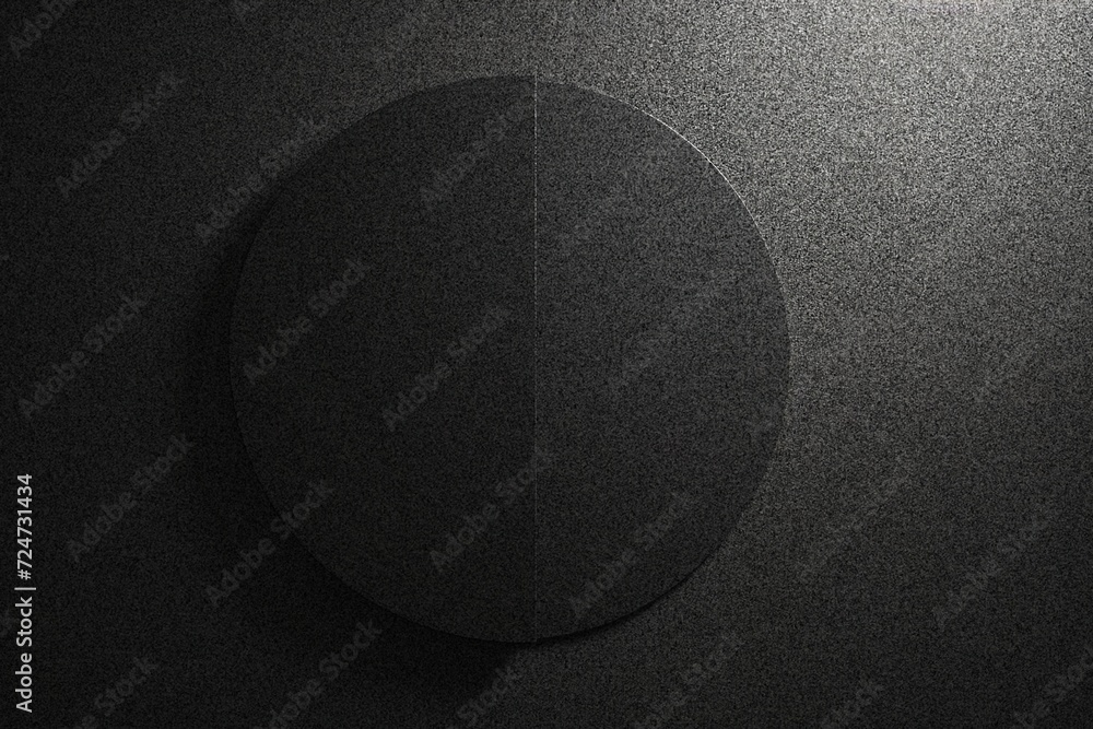 Illustration Stock Black Circle Emphasis: Set against a backdrop of ...