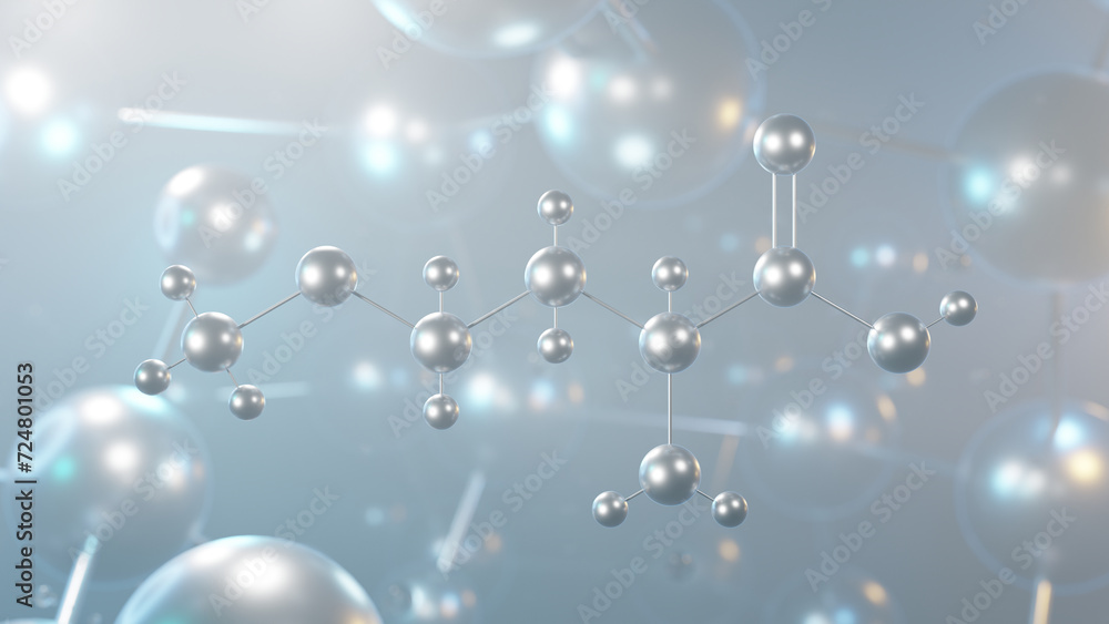 methionine molecular structure, 3d model molecule, proteinogenic amino ...