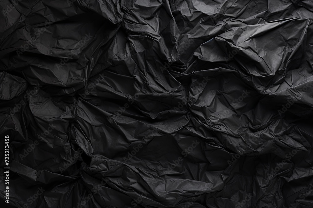 Black crumpled paper texture Stock Illustration | Adobe Stock