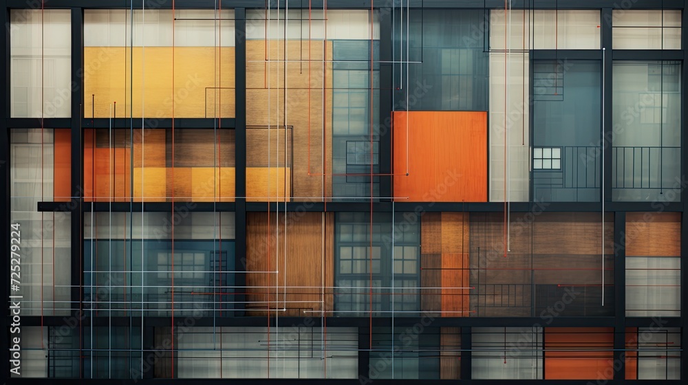 Linear grid with varying opacities and modern aesthetic background ...