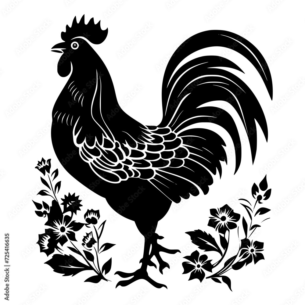 rooster png, rooster svg, rooster vector, rooster silhouette, eps, png ...