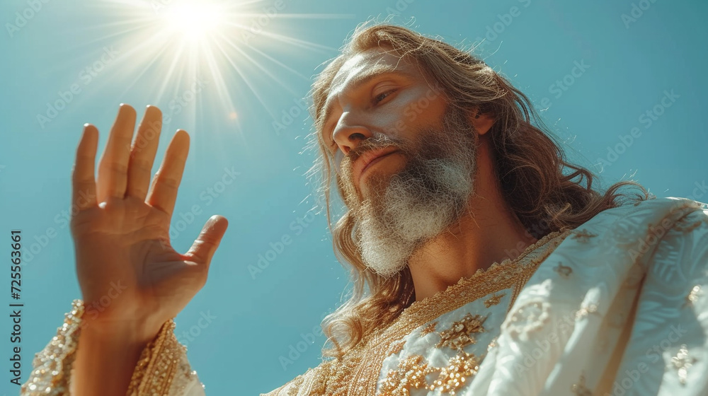 Jesus Christ the King of Glory, Lord Almighty. Christian religious ...
