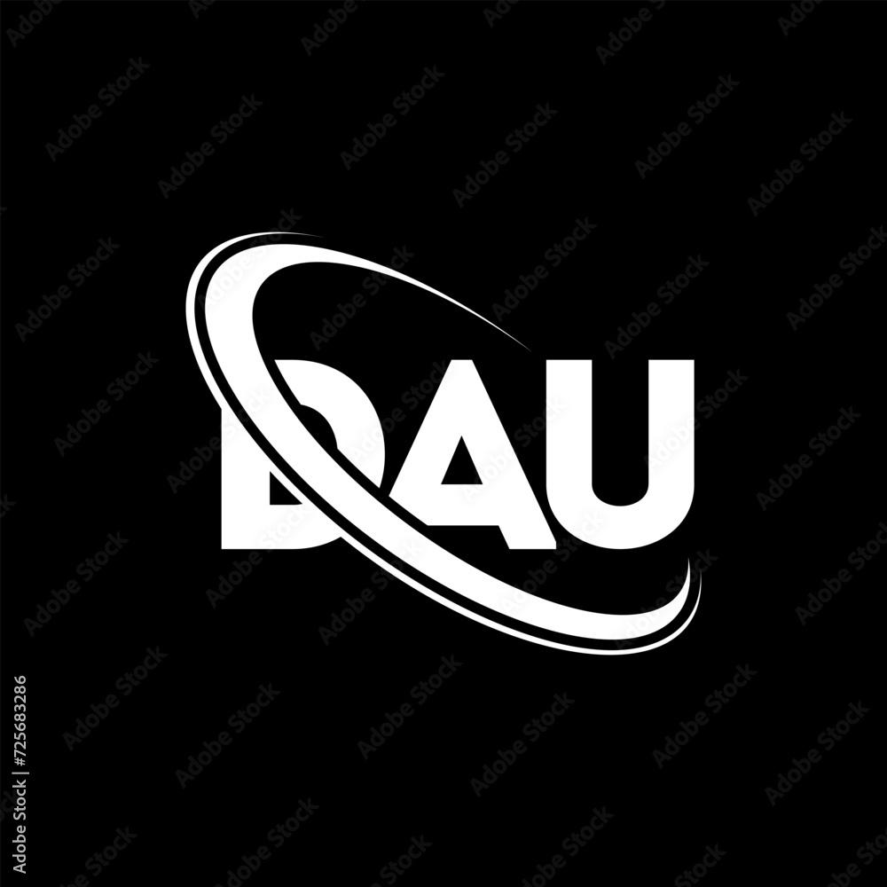 Vektor DAU logo. DAU letter. DAU letter logo design. Intitials DAU logo ...