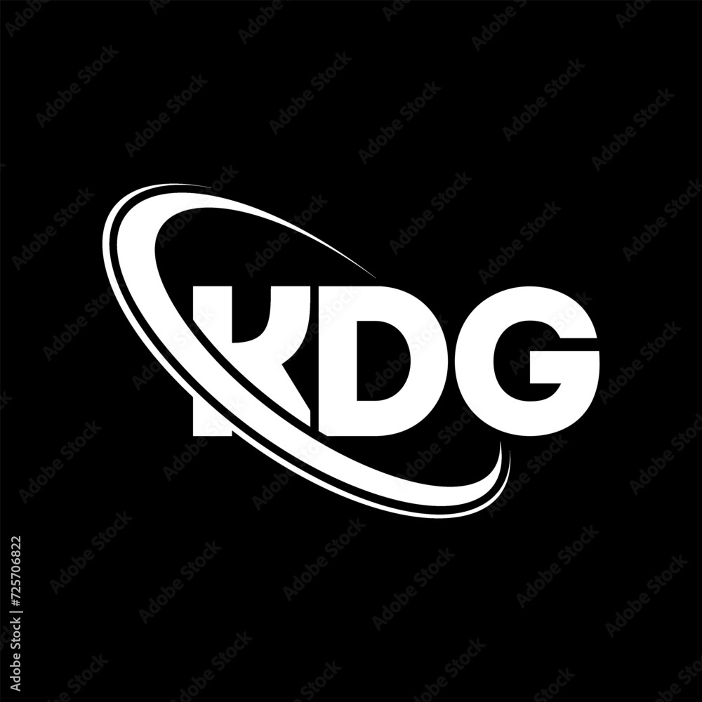 KDG logo. KDG letter. KDG letter logo design. Initials KDG logo linked ...