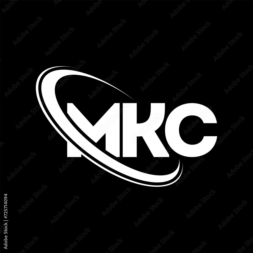 MKC logo. MKC letter. MKC letter logo design. Initials MKC logo linked ...