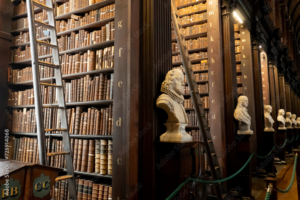 Dublin, Ireland: Long Room at Trinity College’s Old Library Legal ...