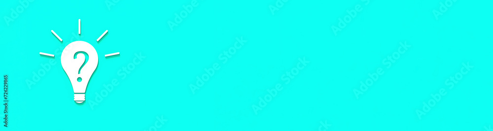 White light bulb with shadow on blue background. Illustration of symbol ...