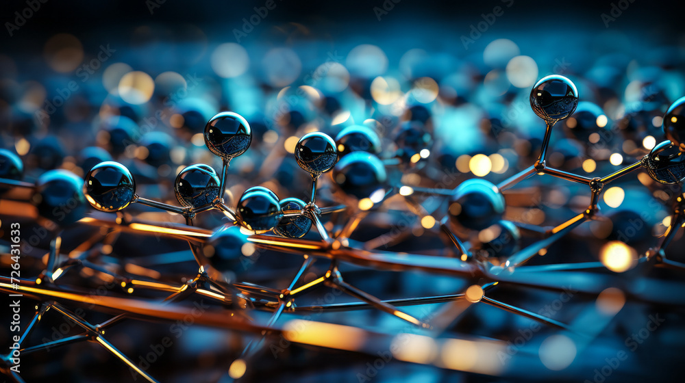 Nanotechnology Structure with Spherical Molecules on a Hexagonal Grid ...