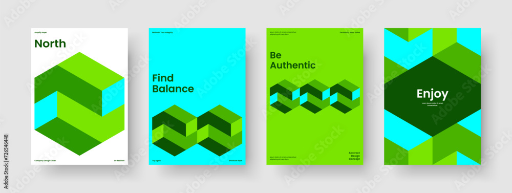 Geometric Poster Design. Modern Brochure Template. Isolated Flyer ...