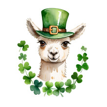 St. Patrick's Day Llama Free Stock Photo - Public Domain Pictures