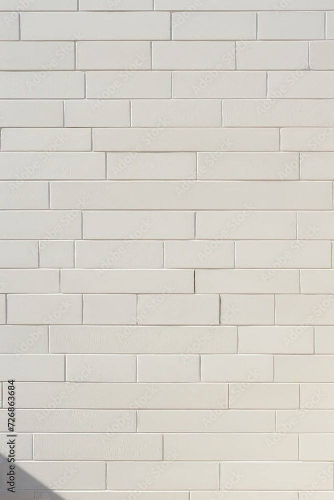 Cream and White Brick Wall Texture Background. Light Yellow and Light ...