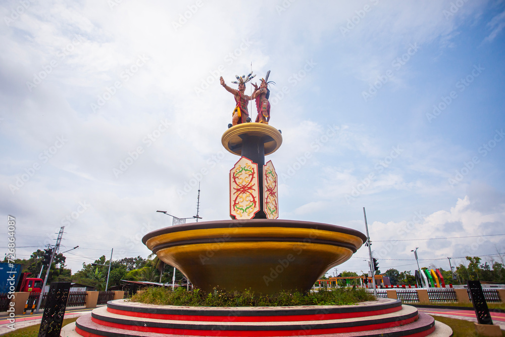 Mahir Mahar Monument, a monument honoring the local hero of ...