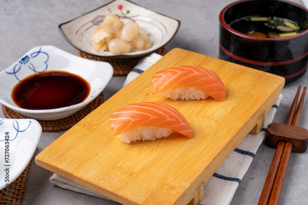 Flatfish, sushi, salmon, fish, sashimi, shrimp, tuna, Japanese, big ...